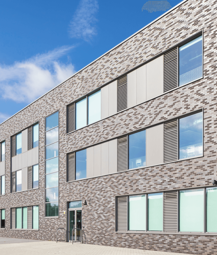 Modern Brick Cladding Systems across the UK | Aquarian Cladding